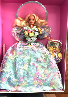 Mattel SPRING BOUQUET BARBIE Doll - Never Removed from Box 1994 | eBay