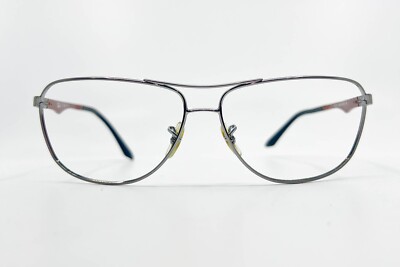 Ray-Ban Sunglasses Frames RB3506 132/83 Brown Gray Gunmetal Wire Rim 64 ...