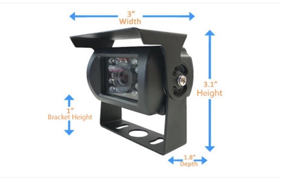 BESNT BS-2020 Security Color Camera 2.8mm 18 IR LEDs Day/Night Outdoor ...
