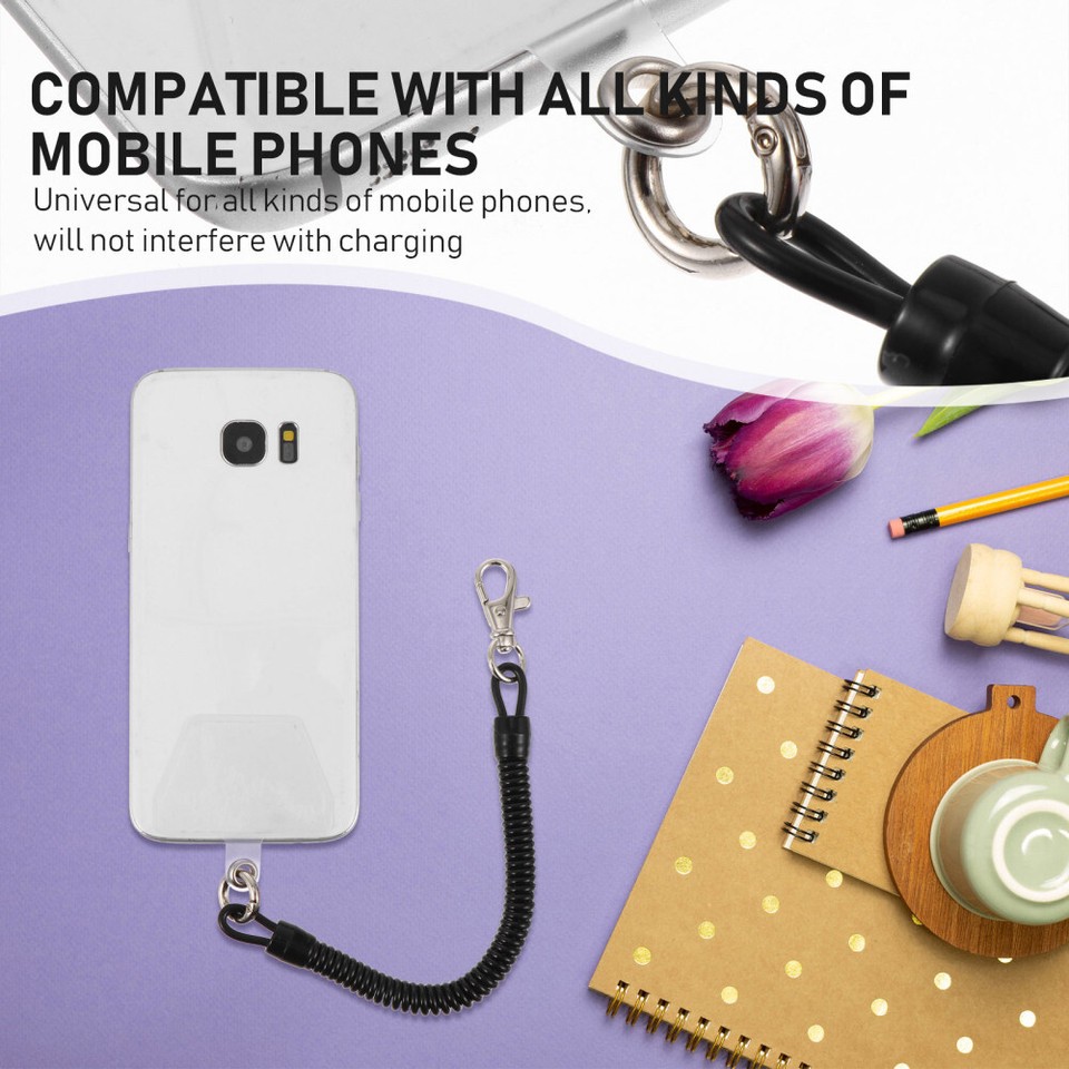 Phone Case Anchor and Tether Stretchy Choker Necklace PVC Strap Miss | eBay