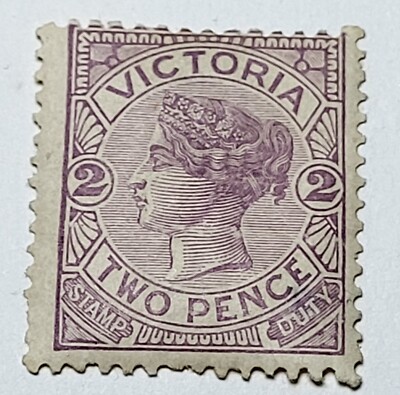 Australia Victoria 1885-1886 Queen Victoria STAMP DUTY 2p | eBay