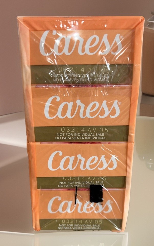 Caress Daily Silk Bar Soap Floral Oil Essence Original Formula 4 Bars 3 ...