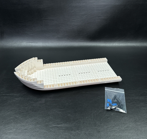 LEGO White Boat Hull Base Friends Set 41015 Dolphin Cruiser Boat Parts ...