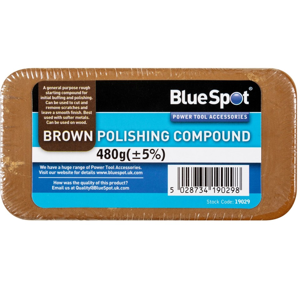 BlueSpot Polishing Buffing Compound Bars Metal Stainless Steel Brass ...