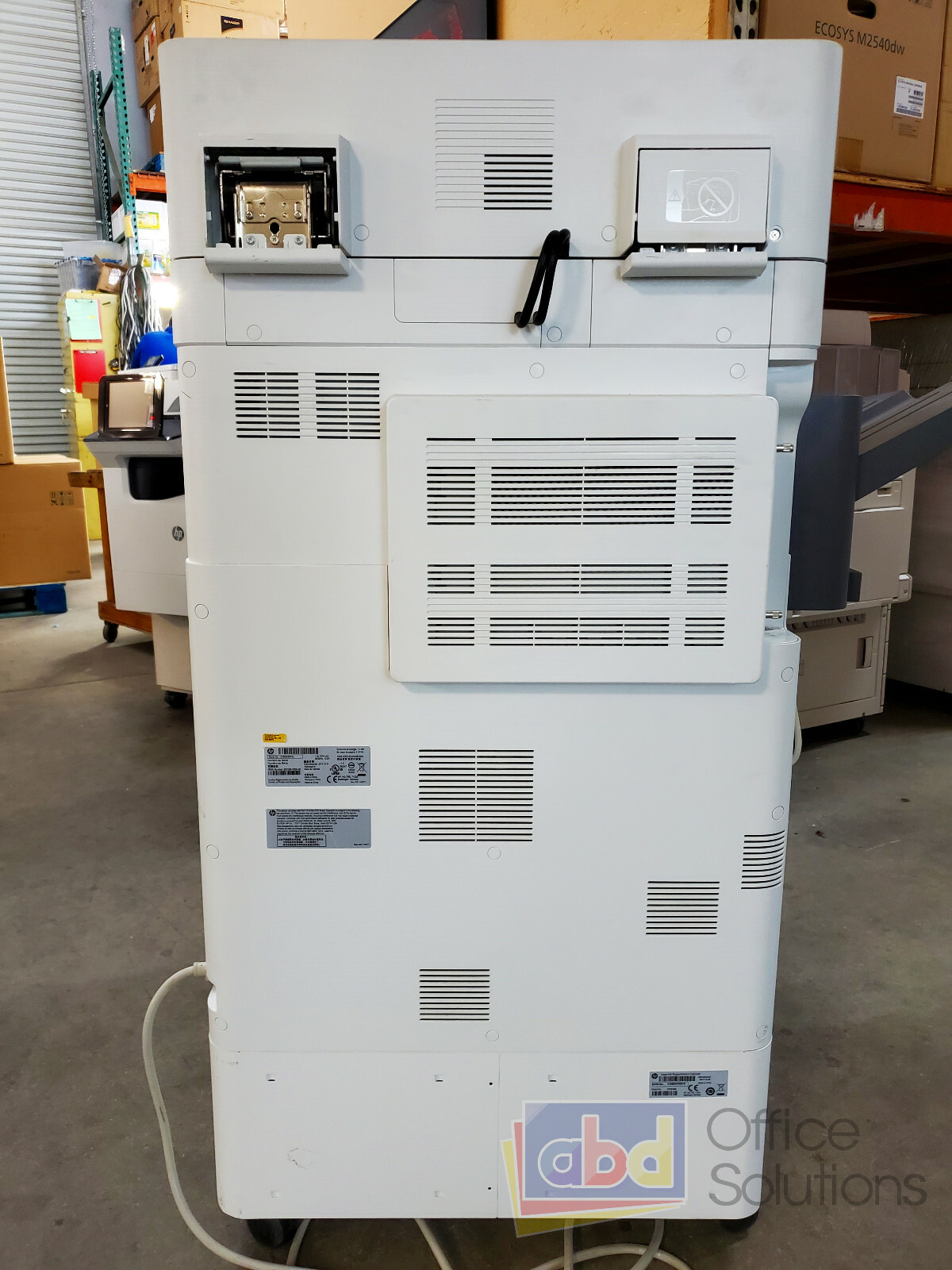 HP Color LaserJet Managed MFP E87640 A3 Printer Copier Scanner Finisher ...