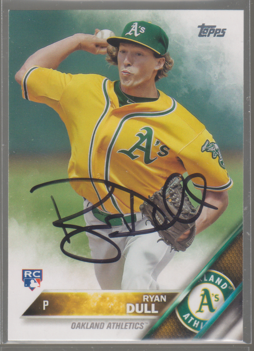 Autographed 2016 Topps Ryan Dull - Athletics | eBay