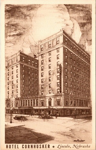 Hotel Cornhusker Lincoln Nebraska Postcard | eBay