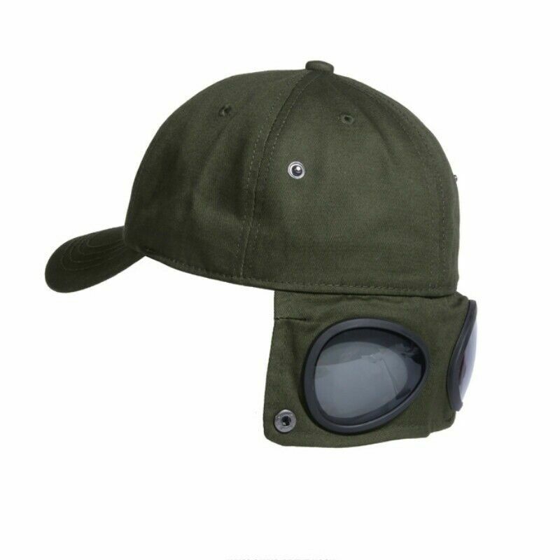 Men Women Aviator Pilot Baseball Cap Hat Cotton Black Army Green ...