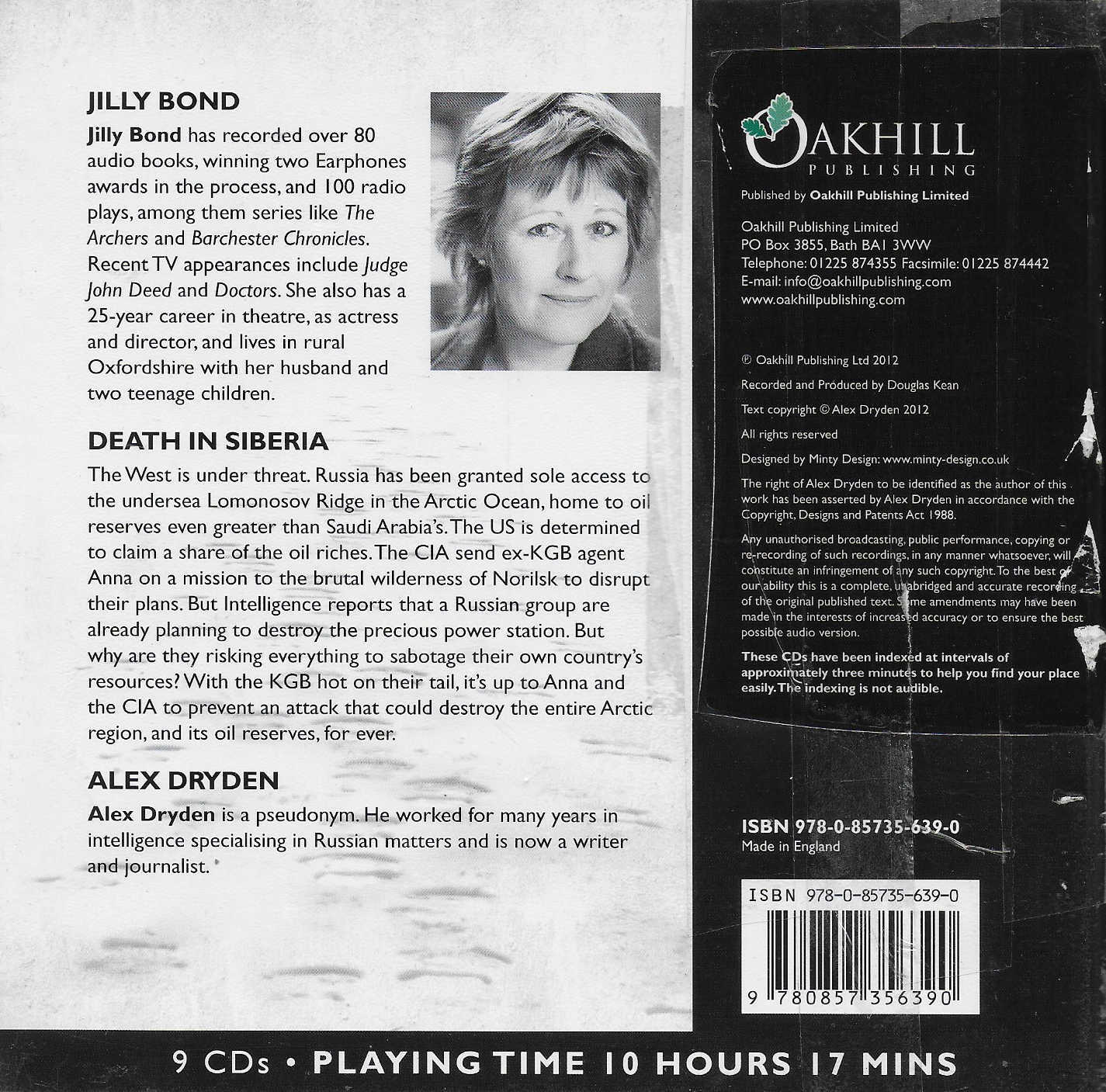 ALEX DRYDEN - Death In Siberia - Unabridged CD Audio Book 9780857356390 ...