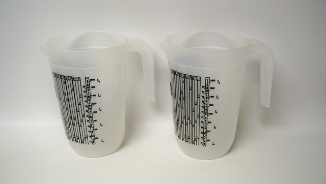 PPG DOX252 64 Oz. 2 Quart Auto Car Paint Plastic Mixing Pitcher for ...