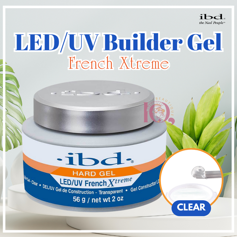 IBD Builder Gel French Xtreme 0.5 oz LED/UV NEW - Hard Gel Clear | eBay