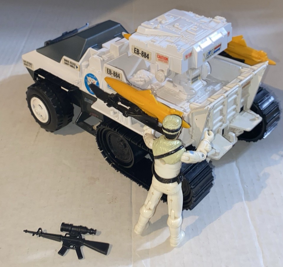 1985 Hasbro GI Joe Snow Cat vehicle-100% Complete + Frostbite w/gun | eBay