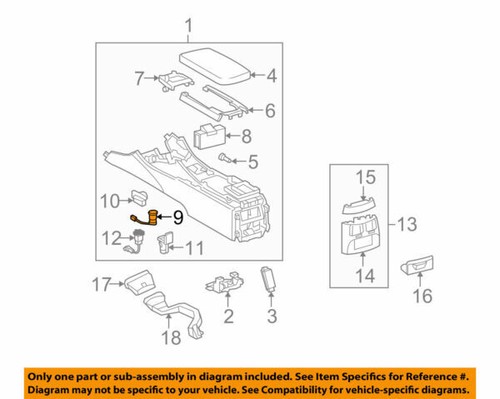 85530-53040 Toyota Socket assy, power outlet, no.3 8553053040, New ...