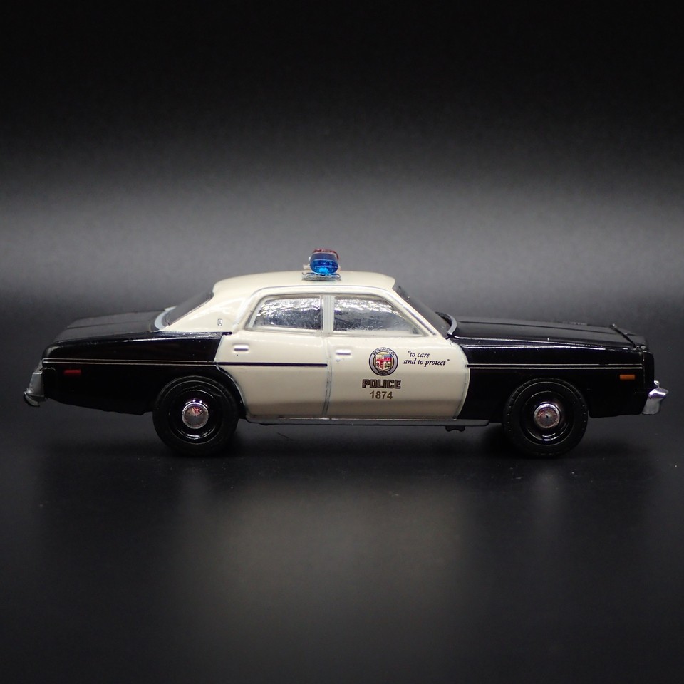 1977 77 PLYMOUTH FURY LAPD LOS ANGELES POLICE DEPT 1:64 SCALE DIECAST ...