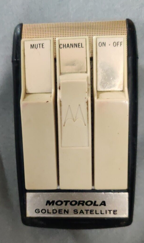 Vintage Motorola Golden Satellite TV Remote Control 3 Button | eBay
