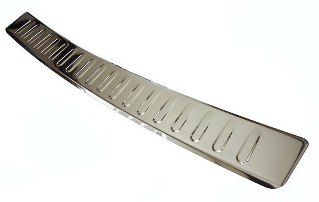 MERCEDES W211/s211 Estate Rear Bumper Protector Guard Trim Cover Chrome ...