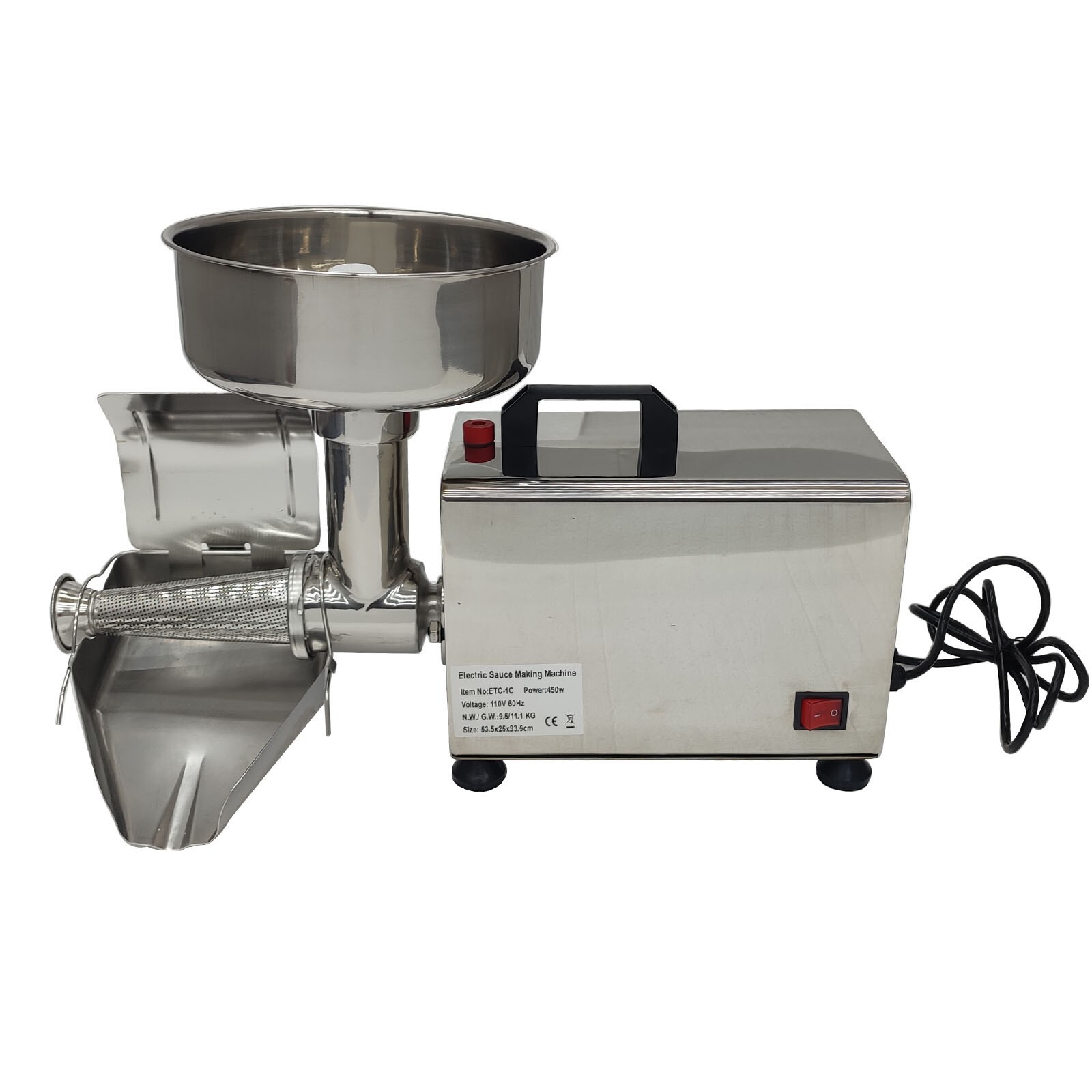 Electric Tomato Strainer Tomato Milling Press Machine Ketchup Jam ...