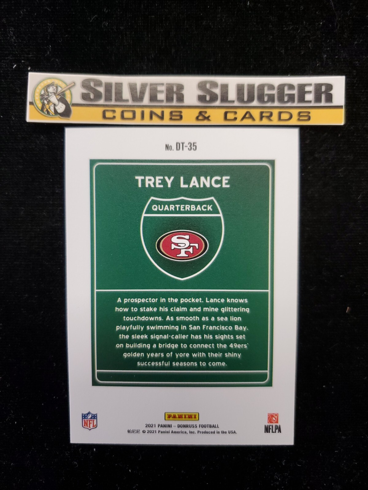 2021 Trey Lance Panini Donruss Downtown #DT-35 RC Rookie Card San ...