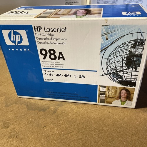 HP 98A Original Laser Jet Toner Cartridge Black. Unopened box 92298A | eBay
