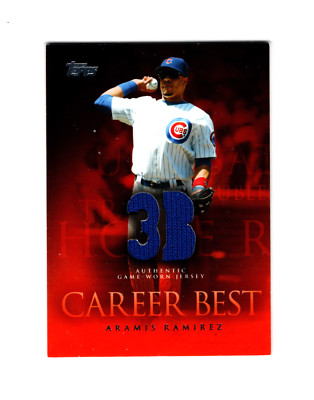 2009 Topps Career Best Relics Aramis Ramirez #CBR-AR.1 Chicago Cubs | eBay
