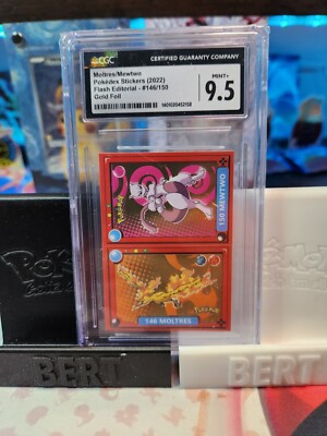 POKEMON POKEDEX Sticker EF #146-150 Moltres / Mewtwo Edition PERU 2022 ...