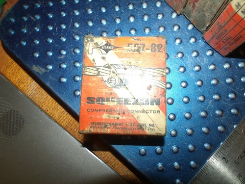 4 SQUEEZON 507-82 COMPRESSION CONNECTOR (LOT OF 4) | eBay