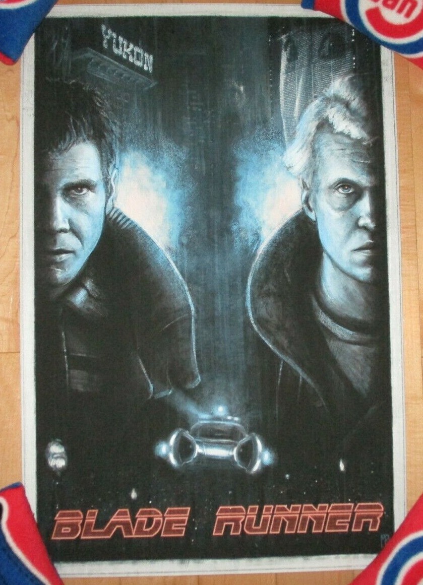 BLADE RUNNER art movie poster print rick deckard roy batty Matthew ...