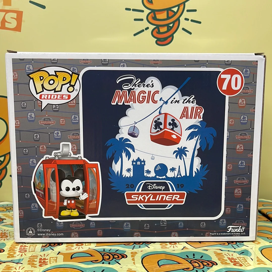 Funko Pop! Rides: Disney - Disney Skyliner and Mickey Mouse - Disney ...
