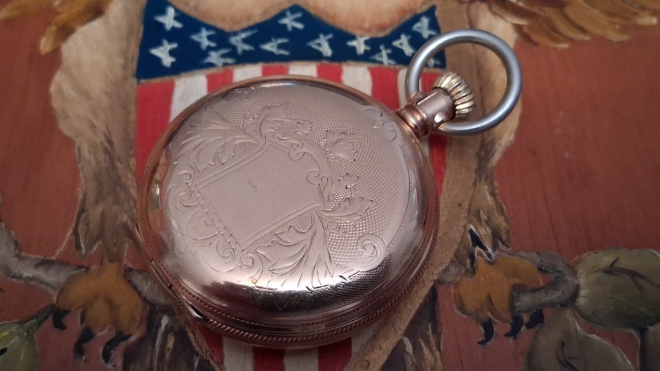 Vintage Pocket Watch Hunter Case Gold Filled 41mm Fancy Full Hunter ...