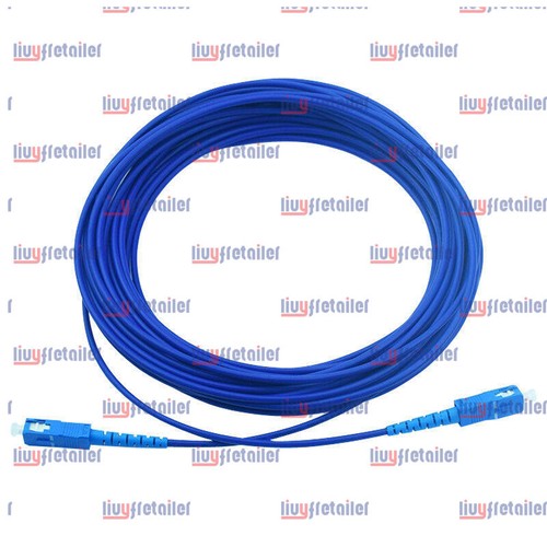 30M SC UPC Fiber Optic Patch Cord Anti rat Armored SM Single Core 9/125 ...