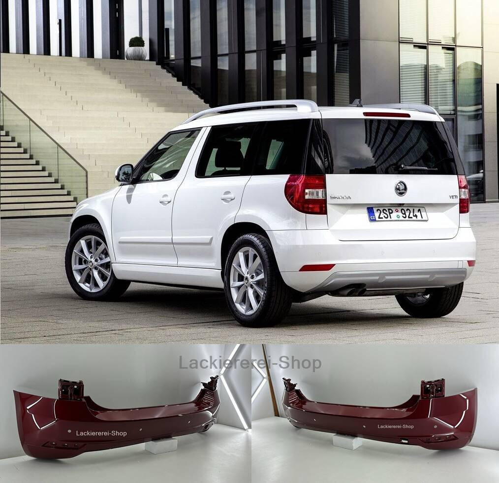 Skoda Yeti 2013 2017 STOBSTANGE HINTEN LACKIERT IN WUNSCHFARBE NEU ORIGINALTEIL