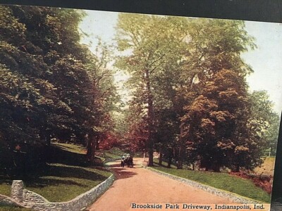 Postcard Early View of Brookside Park in Indianapolis, IN. T5 | eBay