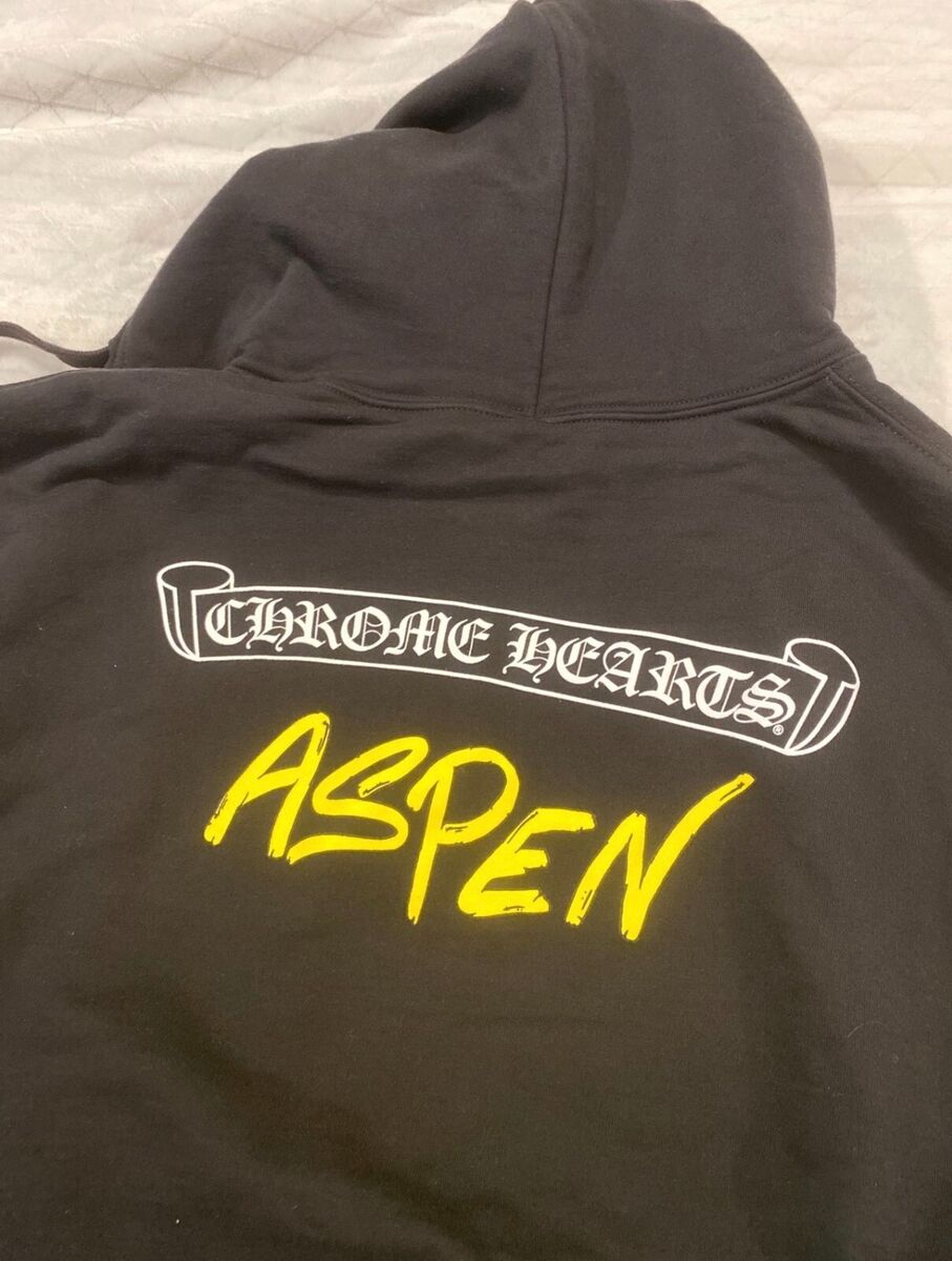 Chrome Hearts Aspen Exclusive Zip Up Hoodie, Size Medium Chrome Hearts Aspen Exclusive Zip Up Hoodie, Size Medium