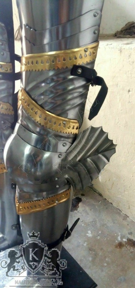 Antique Gothic Steel Plate Armour Leg Protection Medieval Leg Armor ...