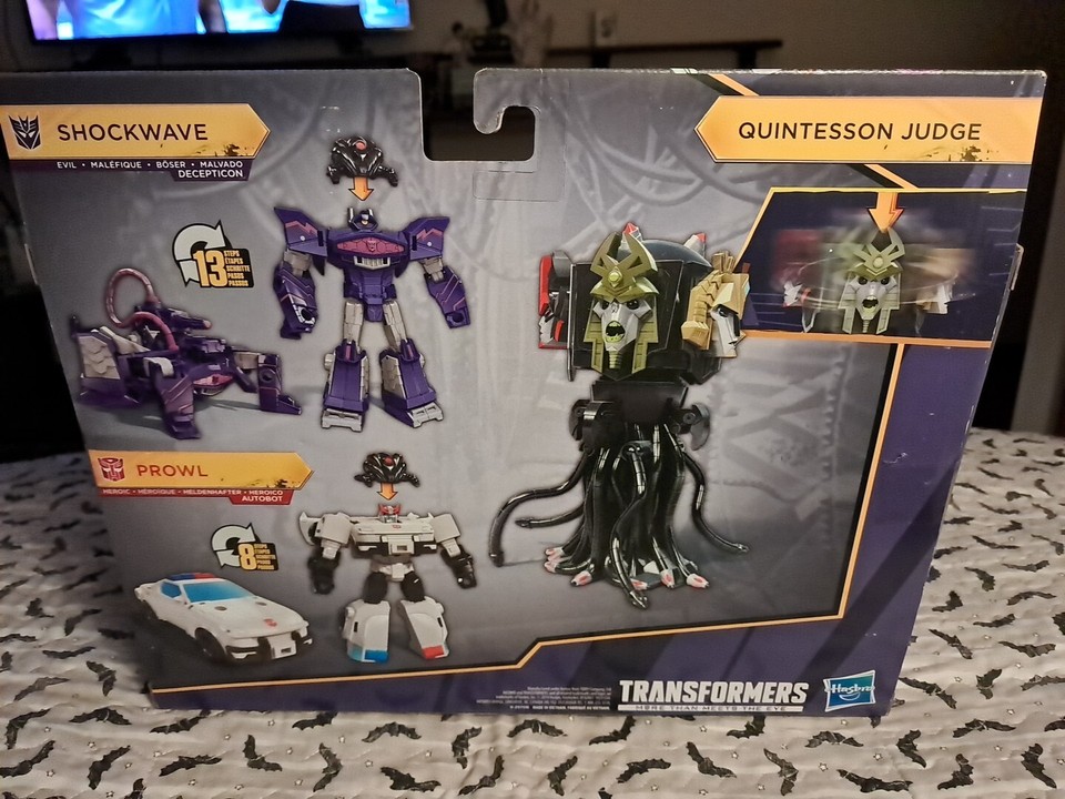Transformers Cyberverse Battle For Cybertron Quintesson Invasion Set ...