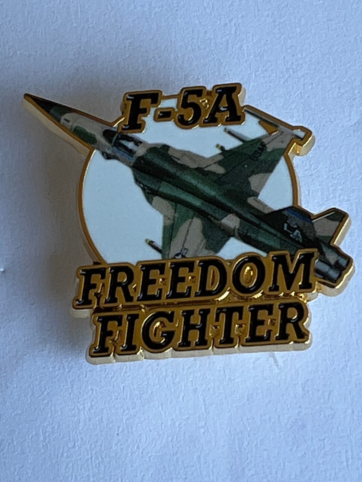USAF F-5A FREEDOM FIGHTER AIRCRAFT HAT PIN MEASURES 1.25 INCHES (EE ...