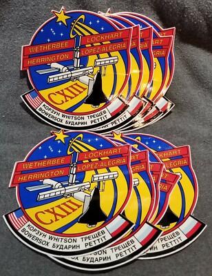 LMH Sticker NASA STS-113 SPACE SHUTTLE Endeavour ISS Mission Insignia ...