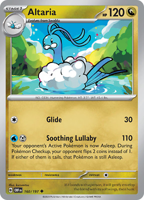 Pokemon Altaria (160/197) [Scarlet & Violet: Obsidian Flames] | eBay