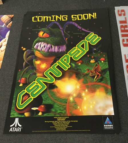 Atari Centipede Poster 27x38 | eBay