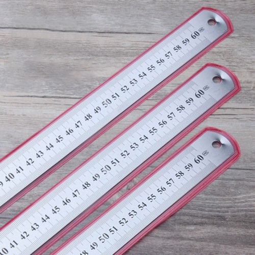 30/50/60cm Ruler Multifunctional Convenient Stainless Steel Ruler ...