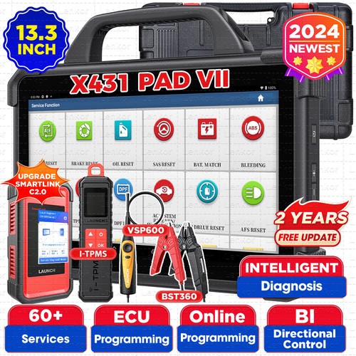 LAUNCH X431 PAD VII Elite Intelligent Diagnostic Tool J2534 Programming Coding 615517422131| eBay