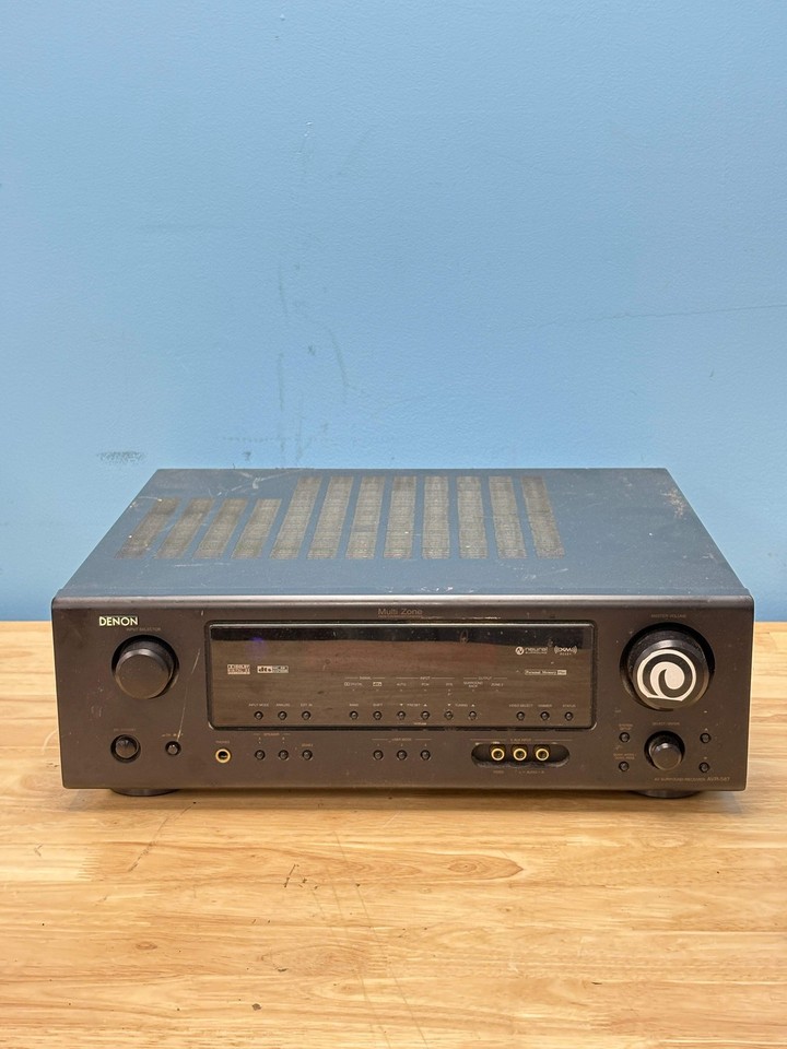 Denon AVR-587 Receiver HiFi Stereo 7.1 Channel Home Theater Multi-Zone ...