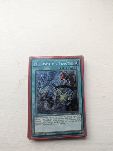 Yu-Gi-Oh Card Fiendsmith's Tract Secret Rare 1st Edition INFO-EN061 ...
