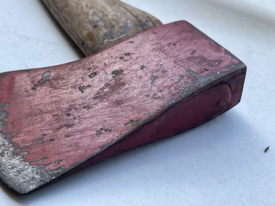 Old Antique Axe Hatchet , Red Blade Axe Hatchet Complete | eBay