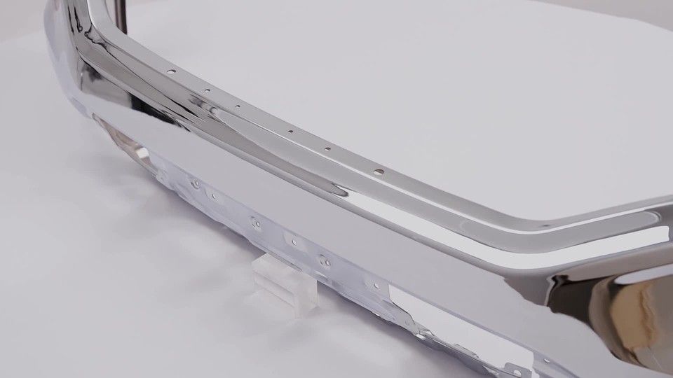 For GMC Sierra 1500 2016-2018 Front Bumper Face Bar Chrome W/O Sensors ...