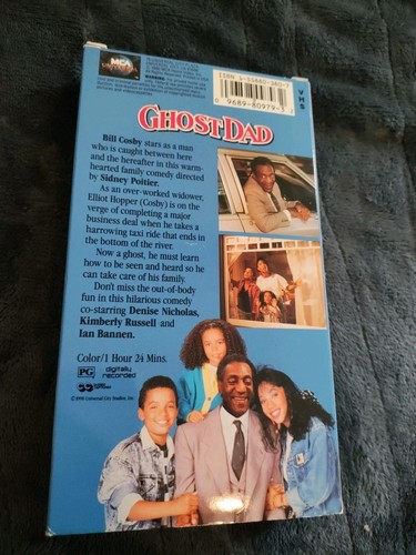 Ghost Dad VHS VCR Video Tape Used Movie Bill Cosby | eBay
