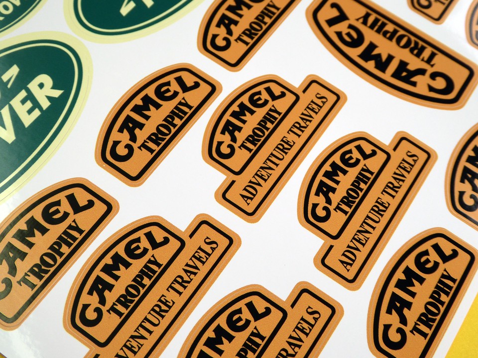 10th scale RC Rock Crawler 4x4 off road CAMEL stickers to fit RC4WD TRX ...