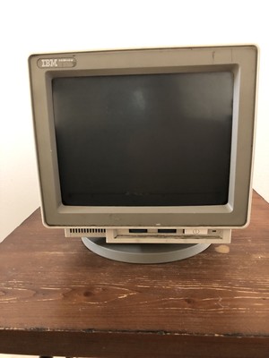 Vintage IBM 3477 Monochrome Computer Monitor With Keys - READ ...