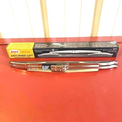 NOS Anco SHINY Red Dots GM Chevy Vette Chevelle Impala Wiper Blades 59 ...