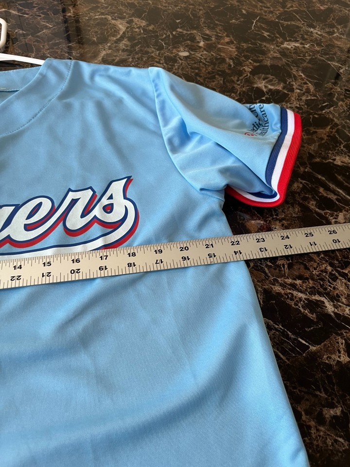 Texas Rangers Corey Seager Powder Blue Replica Jersey Medium | eBay